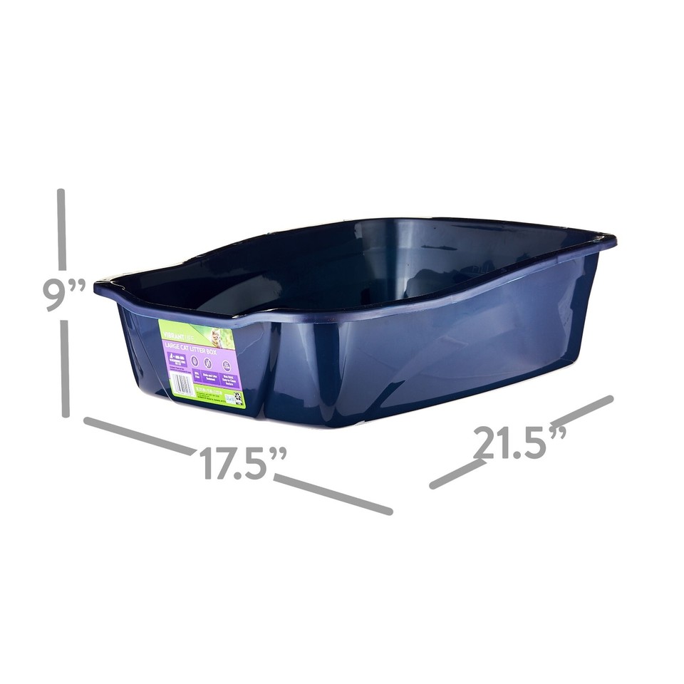 Vibrant Life Large Open Cat Litter Box | eBay