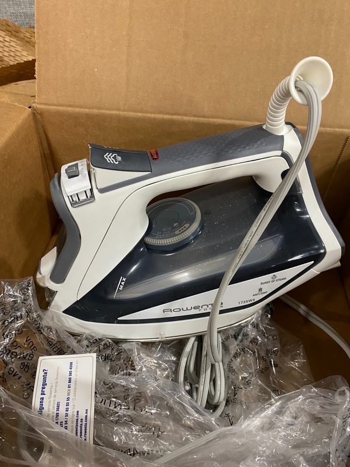 Rowenta Access Stainless Steel Soleplate Steam Iron W/ Retractable Cord ...