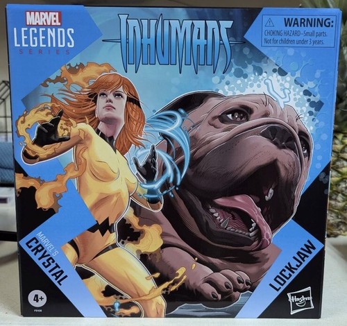 Marvel Legends Inhumans Deluxe Crystal & Lockjaw MIB! | eBay