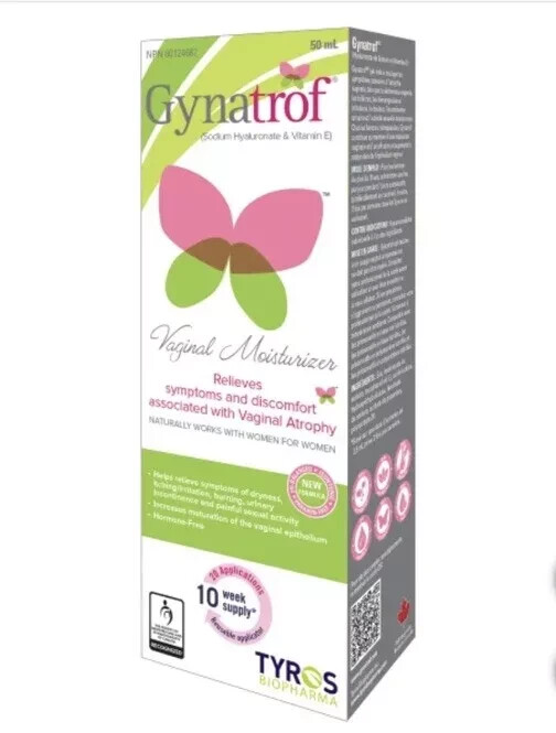 GYNATROF 50ml Applicator Natural Vaginal Atrophy Moisturizer Fragrance ...