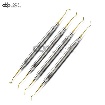 Dental Composite Gold Tip Flat Plastic Filling Instrumen Restorative ...