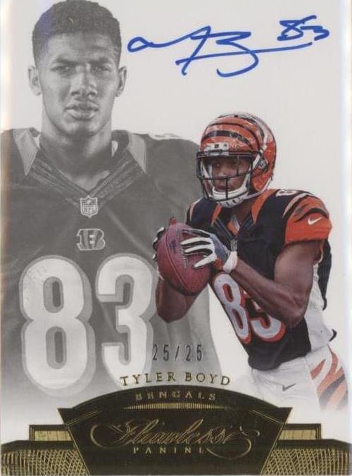 2016 Panini Flawless - Rookie Flawless Signatures Tyler Boyd #RFTB /25 ...