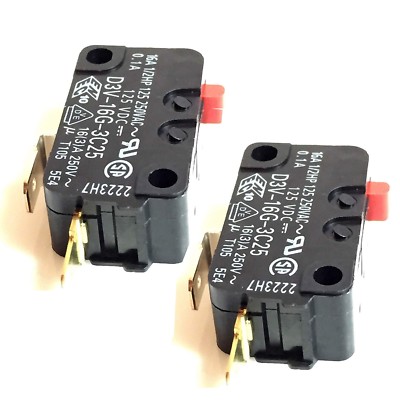 2x Frigidaire microwave micro door relay switch Part # 5304440026 ...