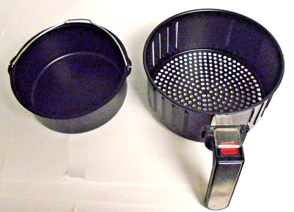 Cook's Essentials Air Fryer Aqua 7 Settings Manual Temp & Time-Adjust ...