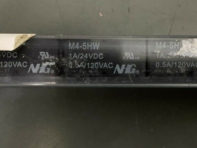 M4-5HW - NHG - 1A/24VCD, 0.5A/120VAC M4-5H 2A 5V DPDT Relay | eBay