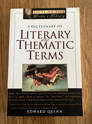 A Dictionary of Literary and Thematic Terms by Edward Quinn (2000 ...