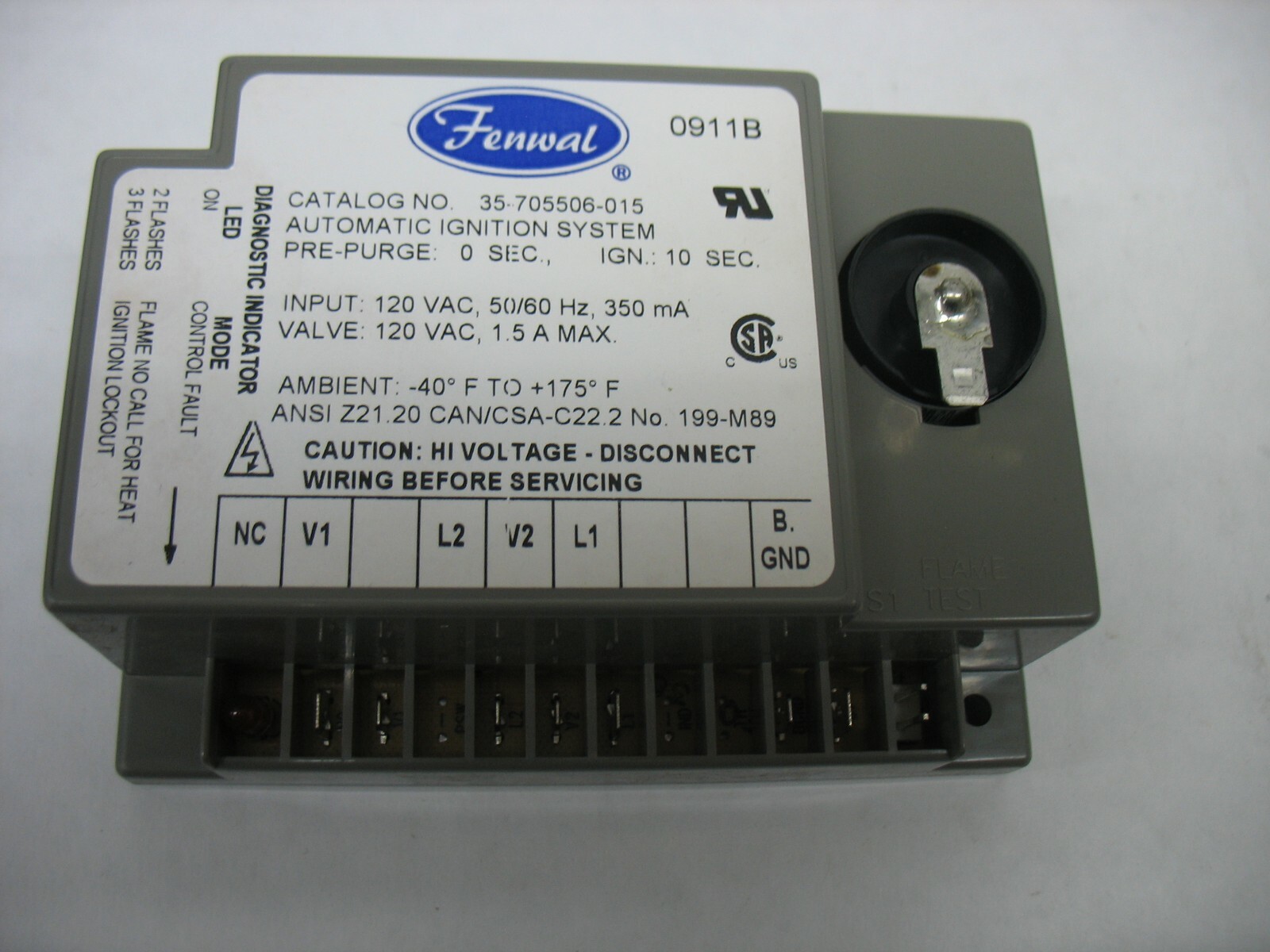 Fenwal 35-705506-015 Automatic Ignition System NEW!! | eBay