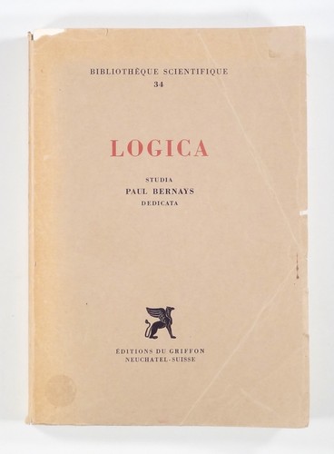 1959 LOGICA Philosophy of Mathematics & Computing GÖDEL Curry SKOLEM ...