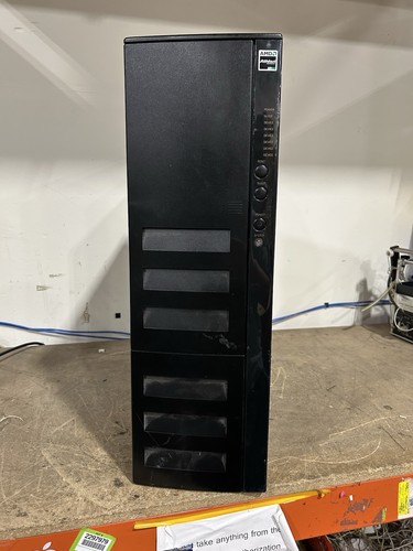 Vintage Full Height Black ATX Computer Tower Case - READ | eBay