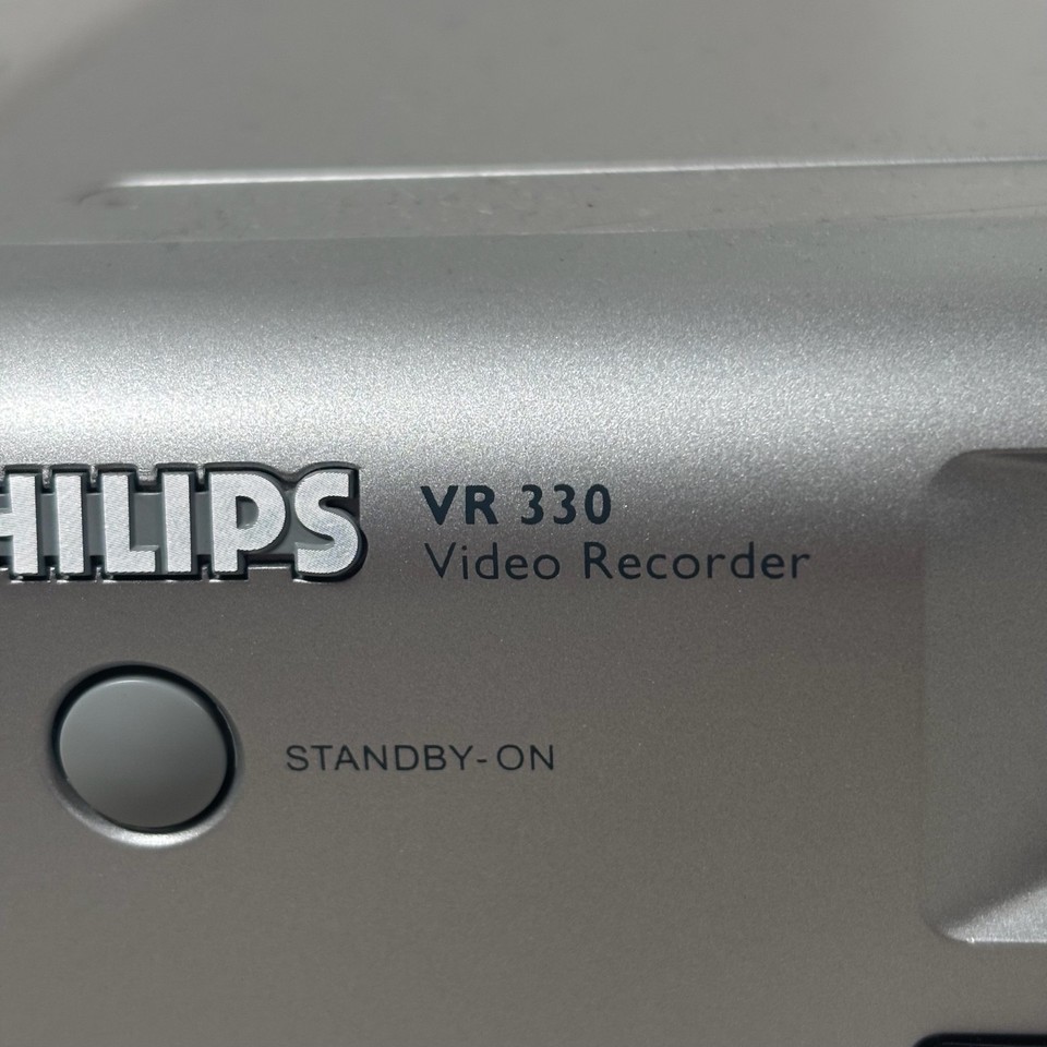 Philips VR 330 Video Cassette Recorder VHS Player Vintage TESTED - NO ...