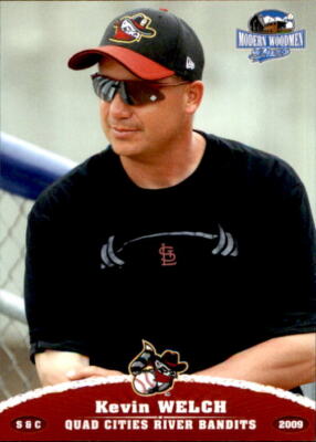 2009 Quad Cities River Bandits Grandstand #29 Kevin Welch Walcott Iowa ...