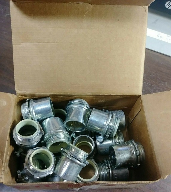 ETP IC-33 1C-33 1-C33 1" STEEL SET SCREW CONNECTOR INSULATED THROAT BOX ...