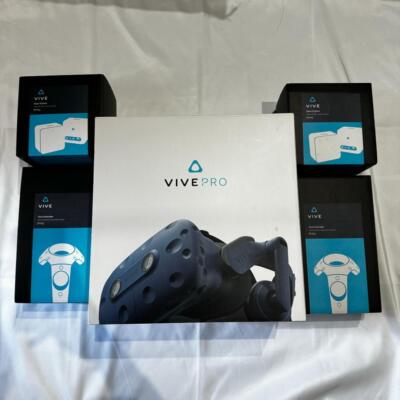 HTC Vive Pro HMD High-end VR Virtual Reality Headset USB Box Mounted ...