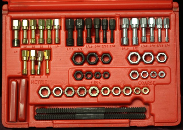 Snap-on 48 PC Rethreading Set Franctional and Metric RTD48 for sale ...