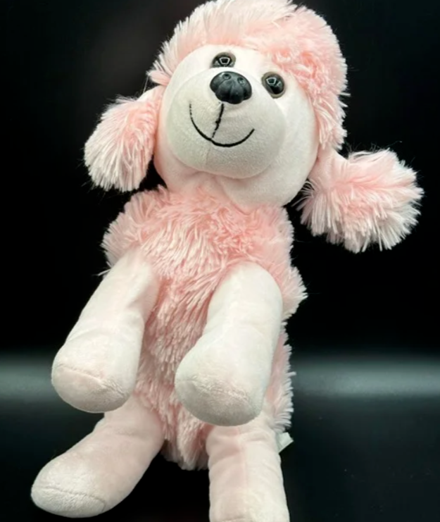 Pink Poodle Dog Kennel Klub Plush KellyToy Stuffed Animal Dog Bee Happy ...