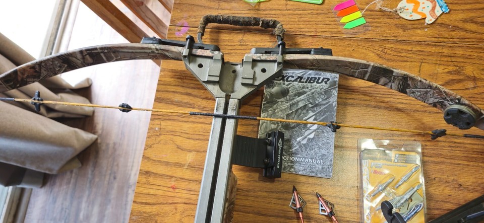 Excalibur Vortex Crossbow, with a few extra arrows and tips and strings ...