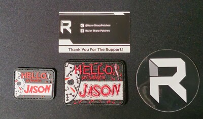Razor Sharp Patches HELLO F13 JASON not pdw prometheus design werx ...