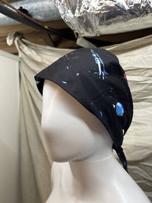 Men/Women Surgical Scrub Cap Lined Space Cap 100% Cotton | eBay