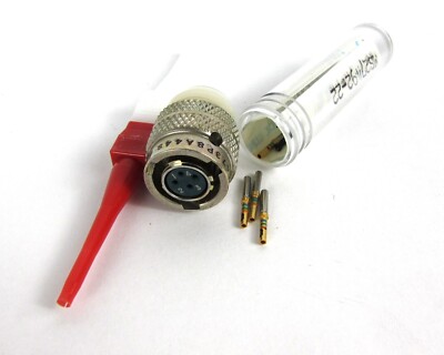 Bendix MS27473P8A44S Connector Mil Spec Cable Mount w/ Contacts 4 POS ...