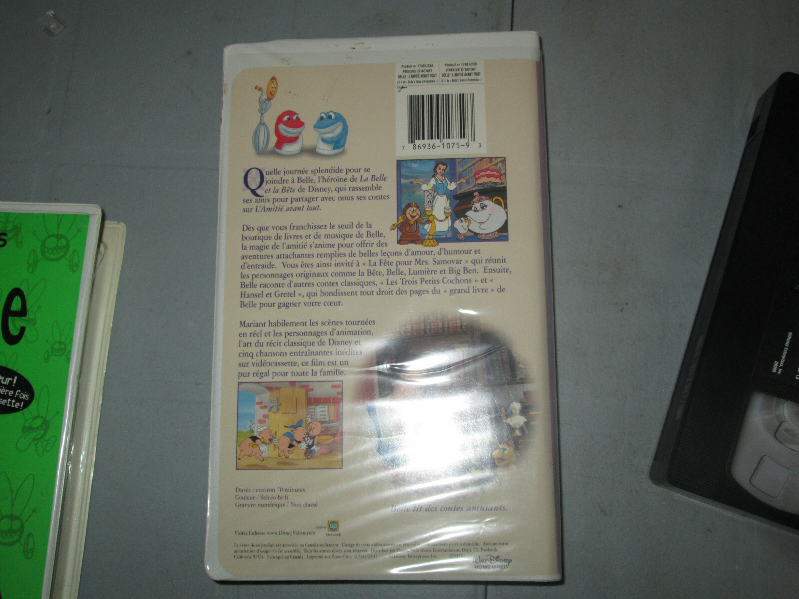 Belle's Tales Of Friendship (VHS)(French) Teste Clamshell | eBay