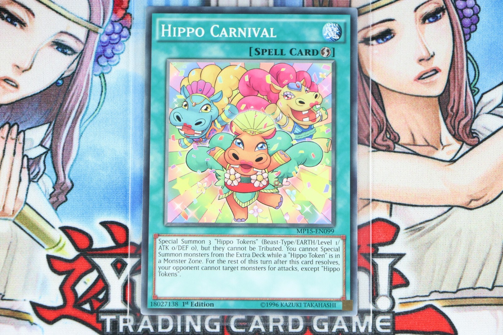 YuGiOh Spell Card Hippo Carnival MP15-EN099 1st Ed Common | eBay