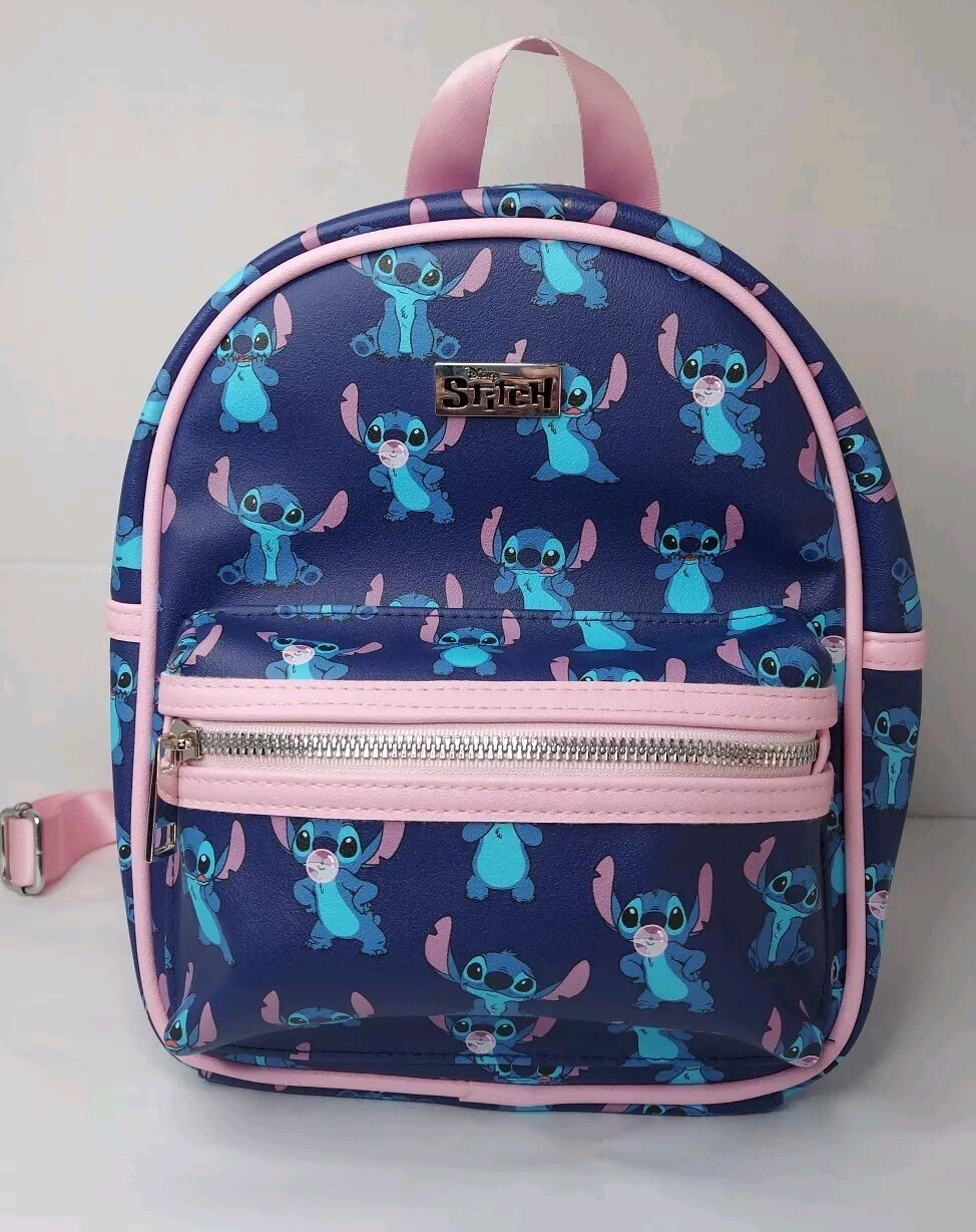 Disney Stitch Blowing Bubble Gum Mini Backpack Claire… - Gem