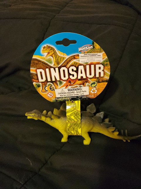 Toys Hunson Stegosaurus Large Dinosaur Figure 9 Inches Long for sale ...