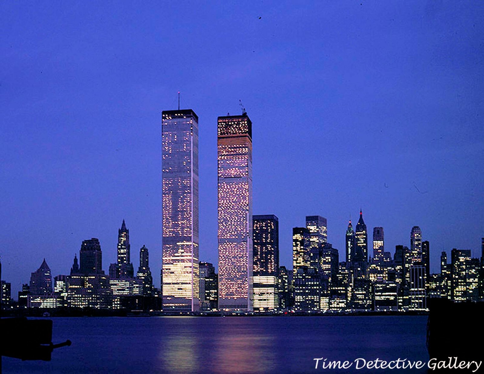 World Trade Center Before Attack At Night
