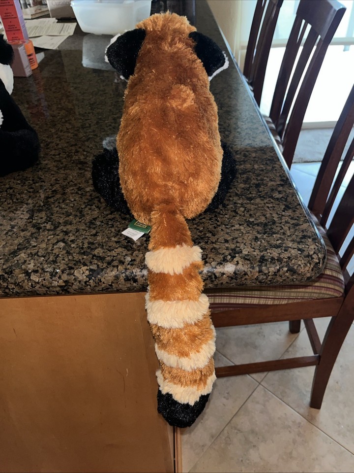 Wild Republic Red Ring Tail Panda Plush 17" Realistic Stuffed Animal ...