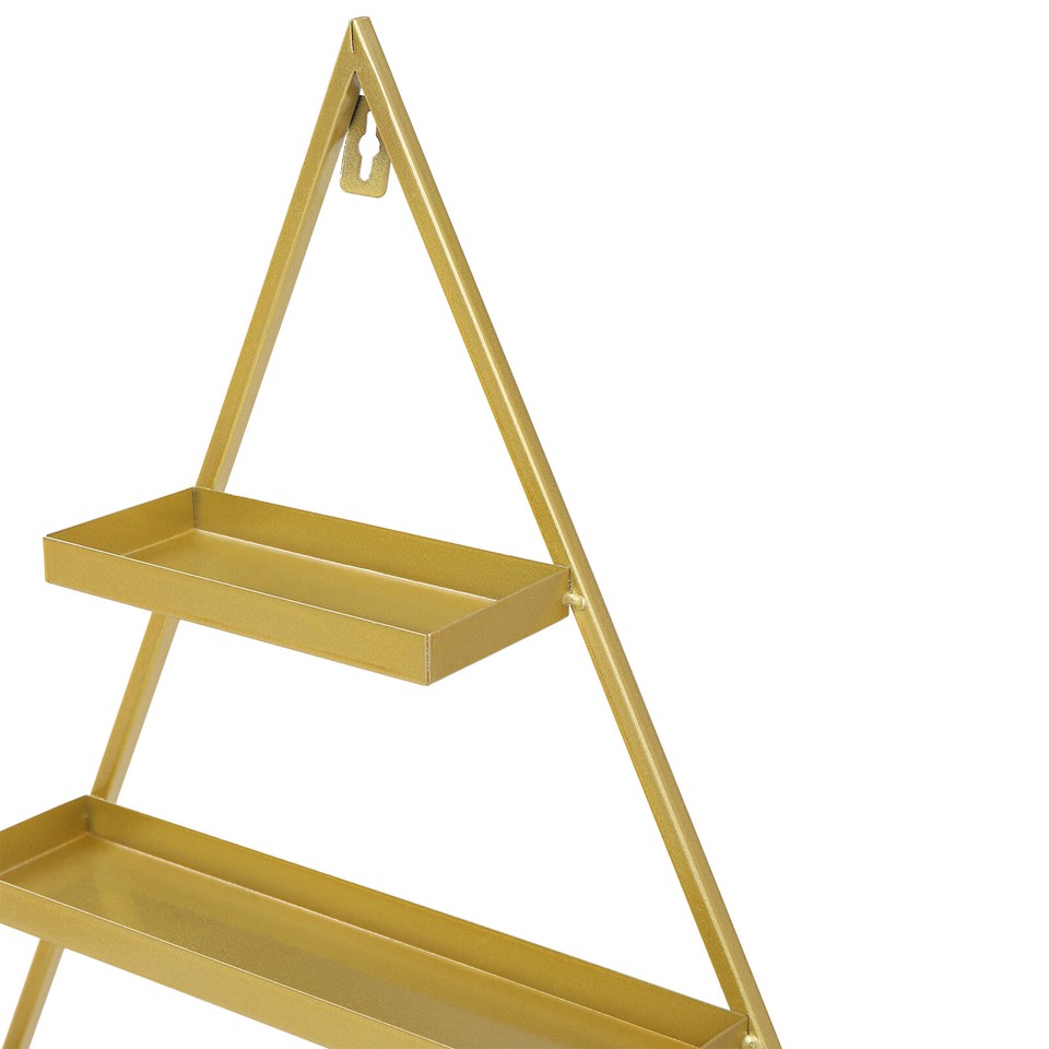 Triangle Display?Racks Wall-mount 5 Tiers Nail?Polish Display Shelves ...