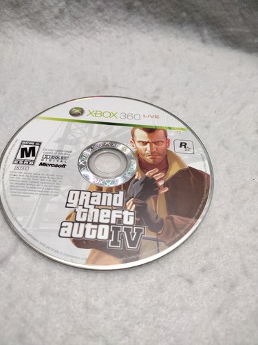 Grand Theft Auto IV DISC ONLY (Xbox 360) | eBay