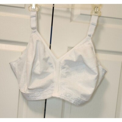 PLAYTEX 18 Hour Sensational Support Bra White 0020/0027/2700 Wirelesss ...