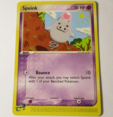 Spoink 73/97 EX Dragon Pokemon Card LP | eBay