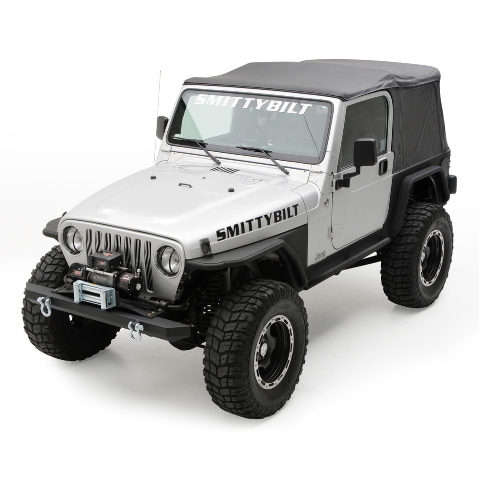 Smittybilt Replacement Part REPL SOFT TOP TINTED WIN 97-06 TJ NO UPPER ...