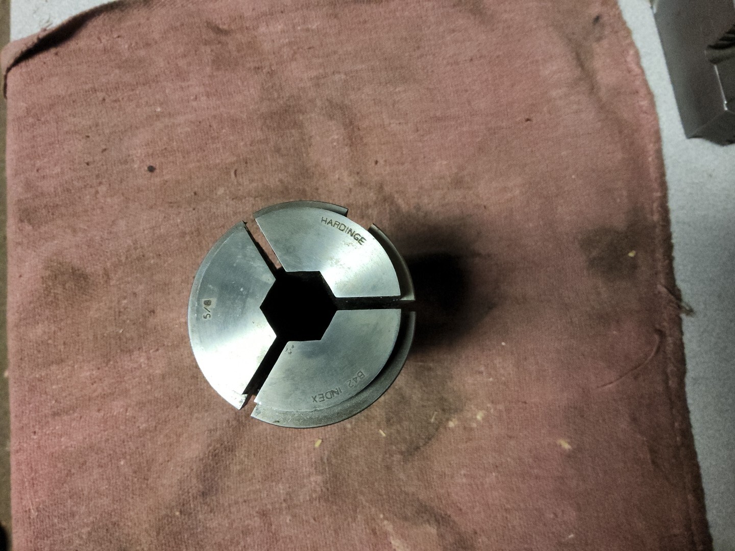5/8" HEX Hardinge B42 Index Collet .625", | eBay