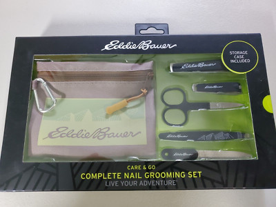 Eddie Bauer Complete Nail Care and Grooming Set Stainless Steel w ...
