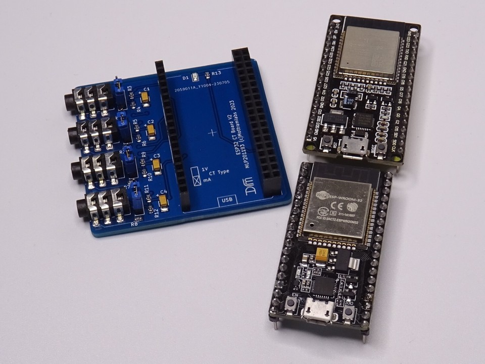 4 Channel ESP32 Mains Current Sensor V2 - Node-MCU 38-Pin SCT013 - 100A ...