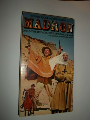 1970 Madron VHS Richard Boone Leslie Caron directed by Jerry Hopper ...