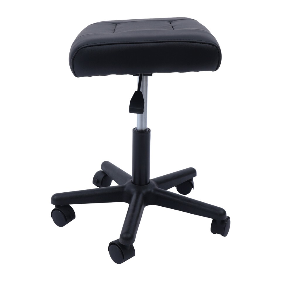 Office Foot Stool with Wheels, Height Adjustable Rolling Leg Rest ...