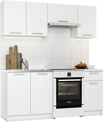 Kitchen Set, Complete Kitchen Set, 5piece Set White High Gloss/Oak ...