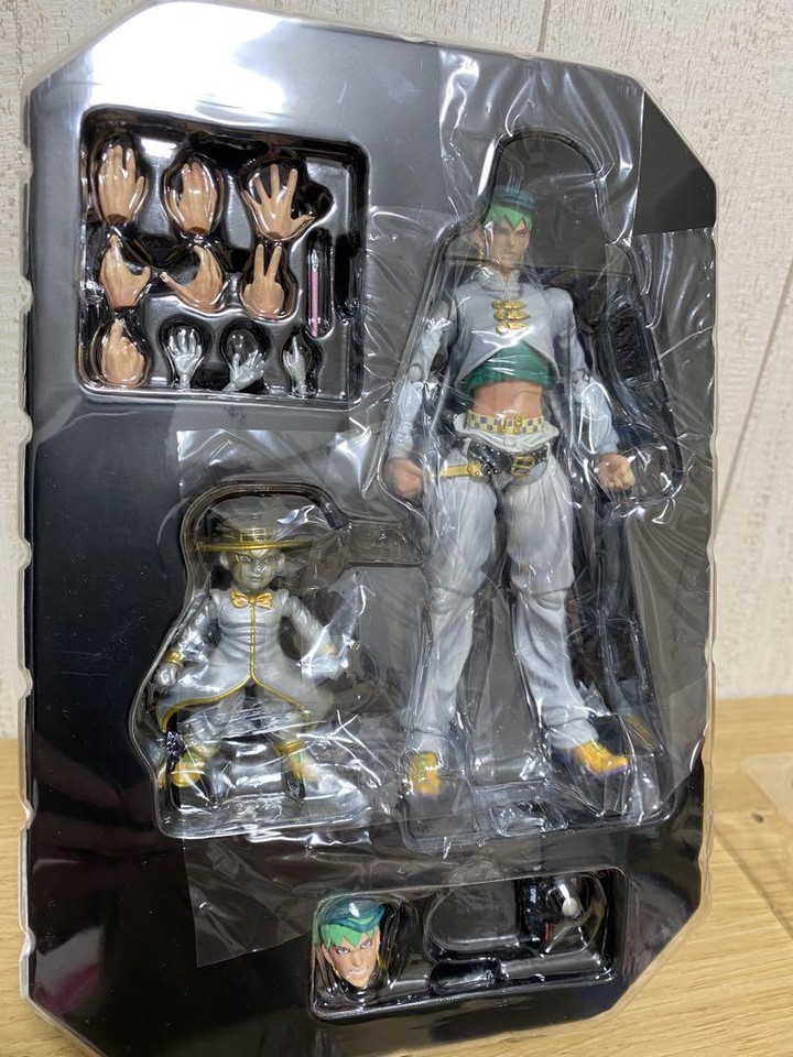 Super Action Statue JoJo Part 4 Rohan Kishibe & Heaven's Door Figure ...