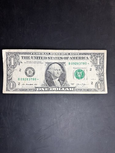 2013 Duplicate Star Note B09283780* Fancy Dollar Bill Serial Number | eBay