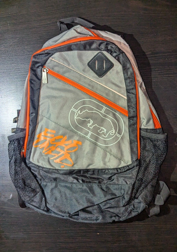 Ecko Unltd Gray Orange Youth School Backpack '16 | eBay