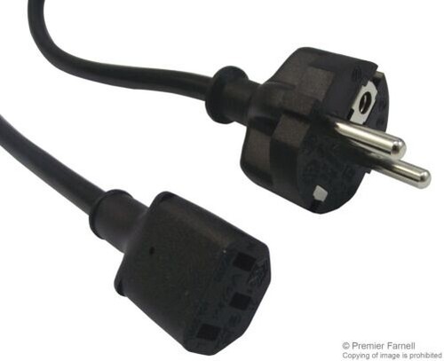 Power Cord, Cee 7/7 Plug-Iec C13, 3M, Secteur Puissance Câble, Qty.1 GW ...