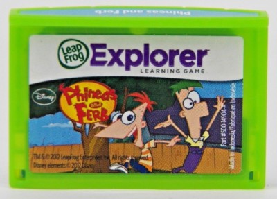 Phineas and Ferb Math Leap Frog Leapster explorer GS Leap Pad 1 2 3 GS ...
