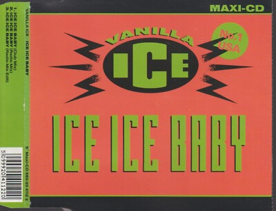 Vanilla Ice Cd Maxi Ice Ice Baby ( Queen Sample Under Pressure ...
