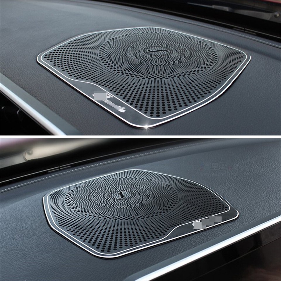Alloy Console Dashboard Speaker Cover For Mercedes Benz C GLC Class ...