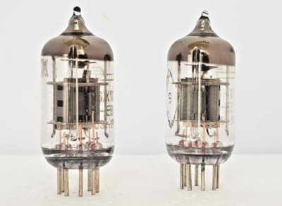 2 x 6J1P-EV Voskhod MATCHED Pair 1981y Tubes EF95 6F32 6AK5 6ZH1P-EV ...