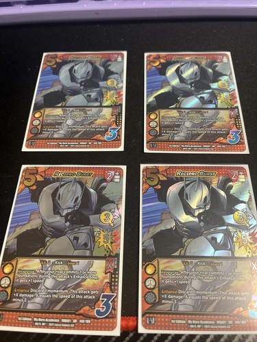 UR Recipro Burst X4 - NM MHA UVS My Hero Academia Universus MHA01 | eBay