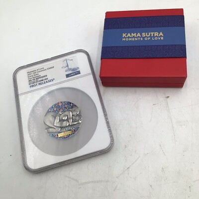 Kama Sutra III Moments Of Love 3 Oz. Silver Coin 2021 Cameroon OGP NGC ...